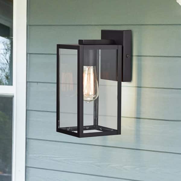 Rectangular Outdoor Wall Light Finish with Clear Glass - 11*5*6.25 ...