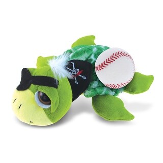DolliBu Green Pirate Sea Turtle Stuffed Animal with Baseball Plush - 10 ...