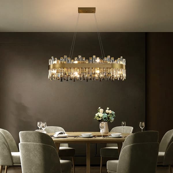 rectangular dining room chandelier