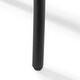 Metal Dining Chairs Set of 4 with Open X Back Design, Matte Black ...