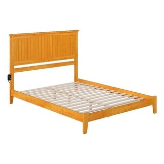Queen Size Solid Wood Traditional Bed in Caramel Latte - Bed Bath ...