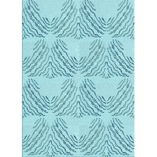 Ahgly Company Machine Washable Transitional Tron Blue Area Rugs - Bed ...