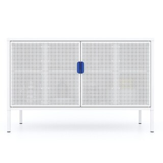 Carbon steel file cabinet with adjustable shelves and 2 doors - Bed ...