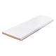 The Tile Life Blecker 3 x 12 White Glossy Ceramic Bullnose Tile - 3 x ...