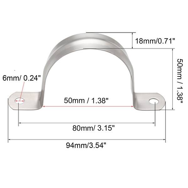 Rigid Pipe Strap Tube 304 Stainless Steel Tension Tube Clip Clamp - Bed ...