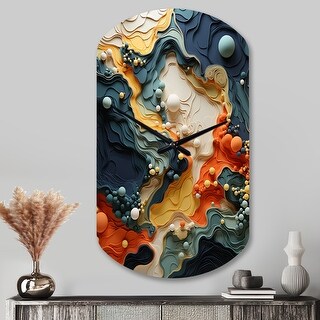 Designart - Bio morphism Organic Forms II - Biomorphism Large Wall ...