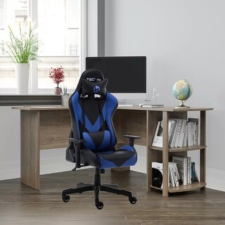 High Quality office chair Blue gaming chair PU seat chair - Bed Bath ...