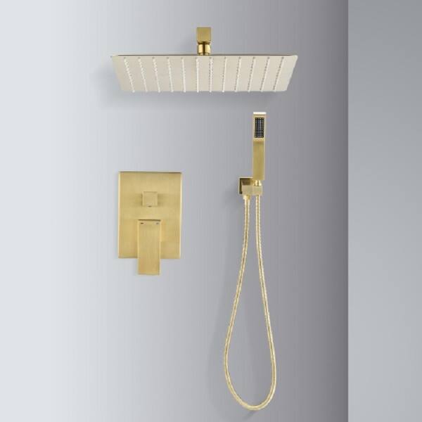 10 Inch Shower Head Bathroom Luxury Rain Mixer Shower Complete Combo