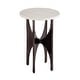 Elk Home Elroy Black Nickel Metal 14 Inch Wide Accent Table - Bed Bath ...