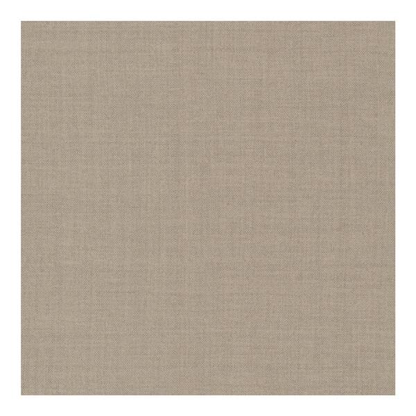 Valois Light Brown Linen Texture Wallpaper - 20.5in x 396in x 0.025in ...