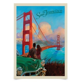 San Fran Golden Gate by Anderson Design Group Poster Art Print ...