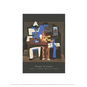 ''The Three Musicians'' by Pablo Picasso Mini-Prints Art Print (10 x 8 ...