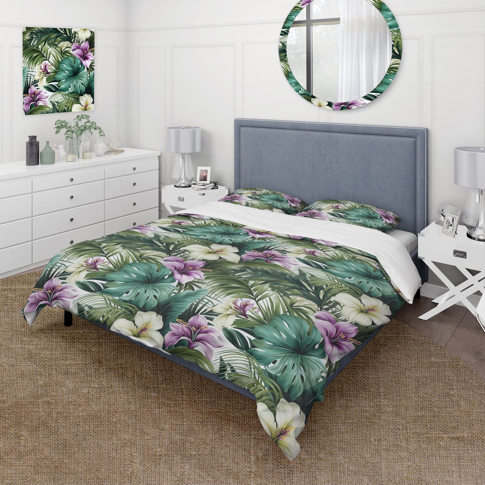 palm leaf comforter set