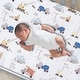 Bedtime Originals Construction Zone Baby Fitted Crib/Toddler Sheet ...