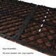Patio and Deck Tiles - 6-Pack Interlocking Criss-Cross Pattern Outdoor ...