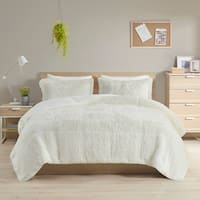 Lush Decor Emma Faux Fur Comforter Set - On Sale - Bed Bath & Beyond ...
