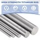 Titanium Round Rod, Metal Solid Titanium Round Bar Rod Stock for Model ...