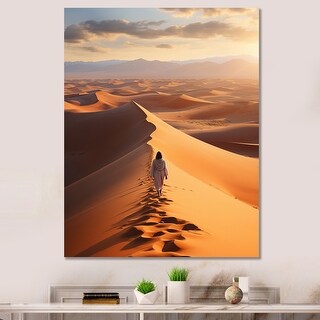 Designart "Desert Walk Dreams I" Desert Canvas Print - Bed Bath ...