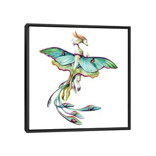 iCanvas "Luna Moth Dragon" by Katy Lipscomb Framed Canvas Print - Bed ...