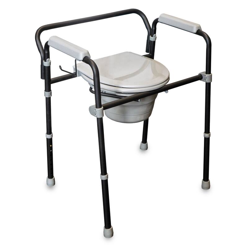 Able Life Universal Bedside Commode, Extra Wide Commode Chair and ...