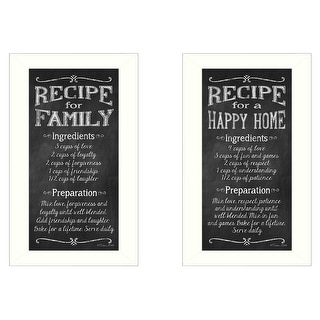 TrendyDecor4U Contemporary "Family Recipe Collection" 2-Piece Vignette ...