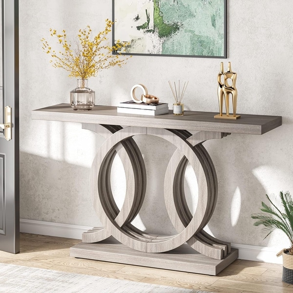 70.9 inch Extra Long Console Table, Modern Behind Couch Sofa Table ...