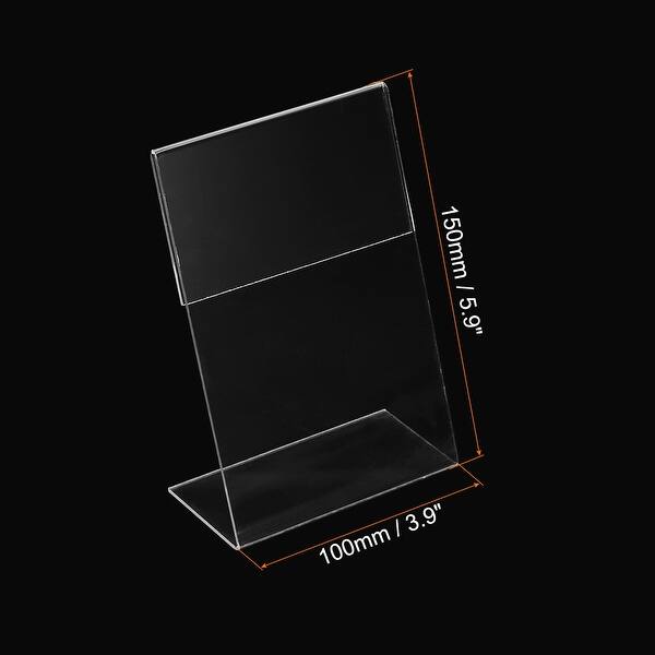 L Shape Price Tags Sign Holder Vertical Stand Pack of 3 - Bed Bath ...