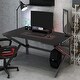PC Workstation Table Gaming Desk 47 Inch Home Office Computer Table ...
