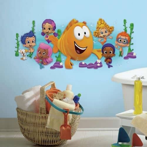 bubble guppies throw
