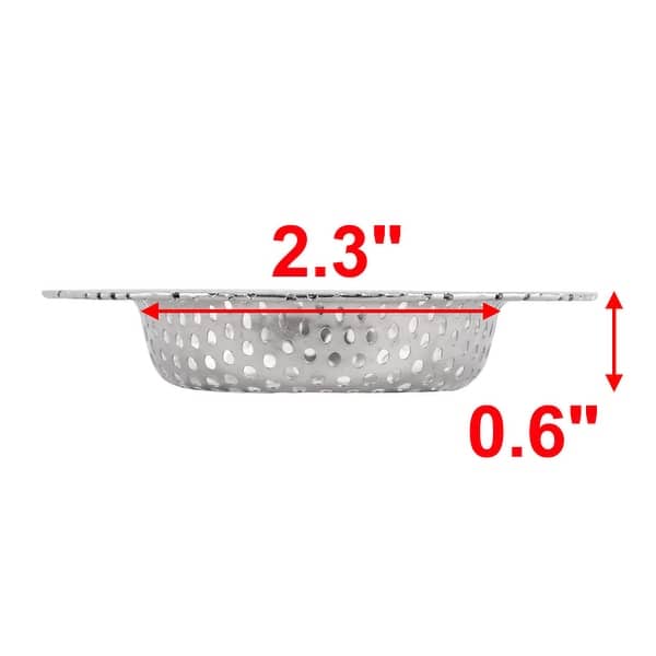 9cm Dia Home Kitchen Sink Basin Drain Waste Screen Strainer Basket ...