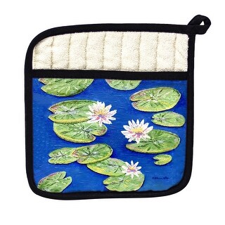 Lily Pads Pot Holder - 9x9 - Bed Bath & Beyond - 40858292