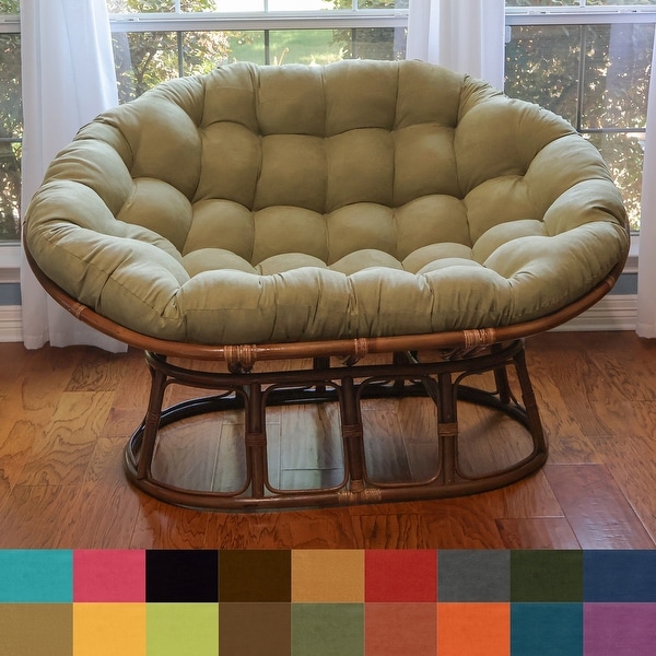 Double Papasan Chair with Microsuede Cushion On Sale Bed Bath Beyond 7499761