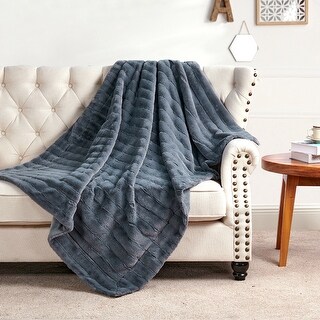 Home Soft Things Willow FauxFur Throw - Bed Bath & Beyond - 37259228