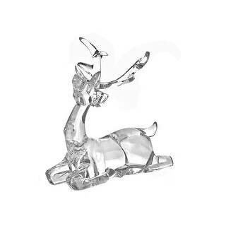 Acrylic Reindeer Sitting - Bed Bath & Beyond - 34401402