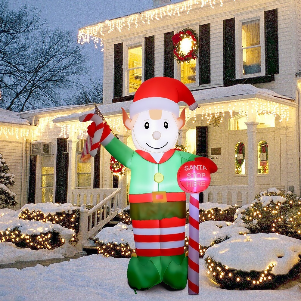 Inflatable Elves Christmas Inflatables - Bed Bath & Beyond