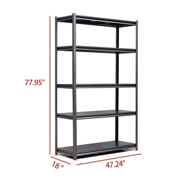 Rustless Steel Adjustable Shelving Unit for Garage and BasementTools ...