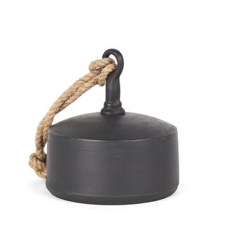 Quincy Large Matte Black Metal Decorative Bell Object - Bed Bath ...