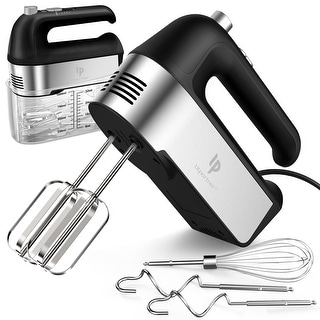 Hand Mixer Electric, 450W Kitchen Mixers with Scale Cup Storage Case ...