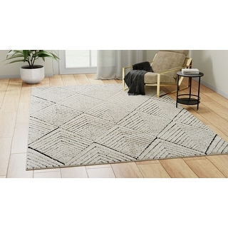 Cadence Contemporary Alabaster Area Rug - Bed Bath & Beyond - 38970620