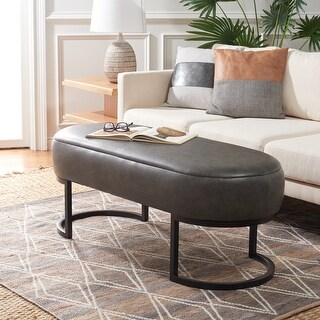 SAFAVIEH Home Collection Bellezza Oval Bench - 50" W x 20" D x 19" H - Bed Bath & Beyond - 39055715