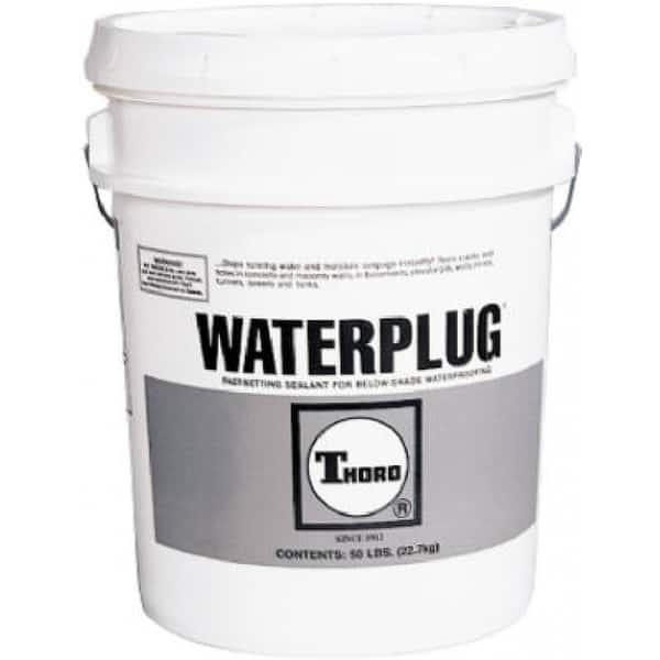Thoro T1663 Waterplug Cement-Based Quick Set Hydraulic Cement, 50 Lb ...