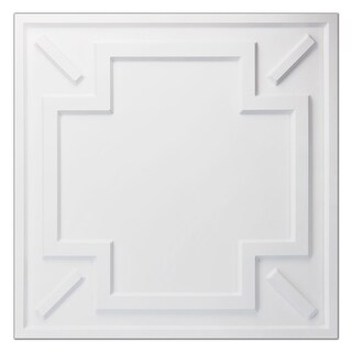 Art3d 2x2ft PVC Decorative Ceiling Tile,3D Ceiling Panel,12Pcs,48 sq ft ...