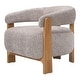 Christopher Knight Home - Set of 2 Boucle Upholstered Wooden Frame ...