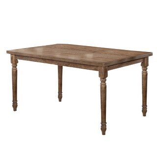 Best Master Furniture Rustic Rectangular Dining Table - Bed Bath ...