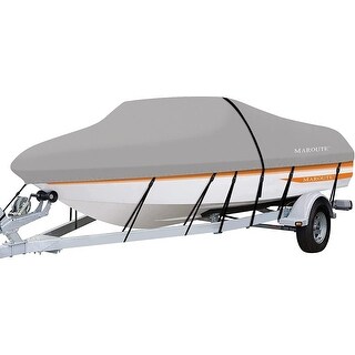 Heavy Duty 600D Marine Grade Waterproof Polyster Canvas,Fits V-Hull ...