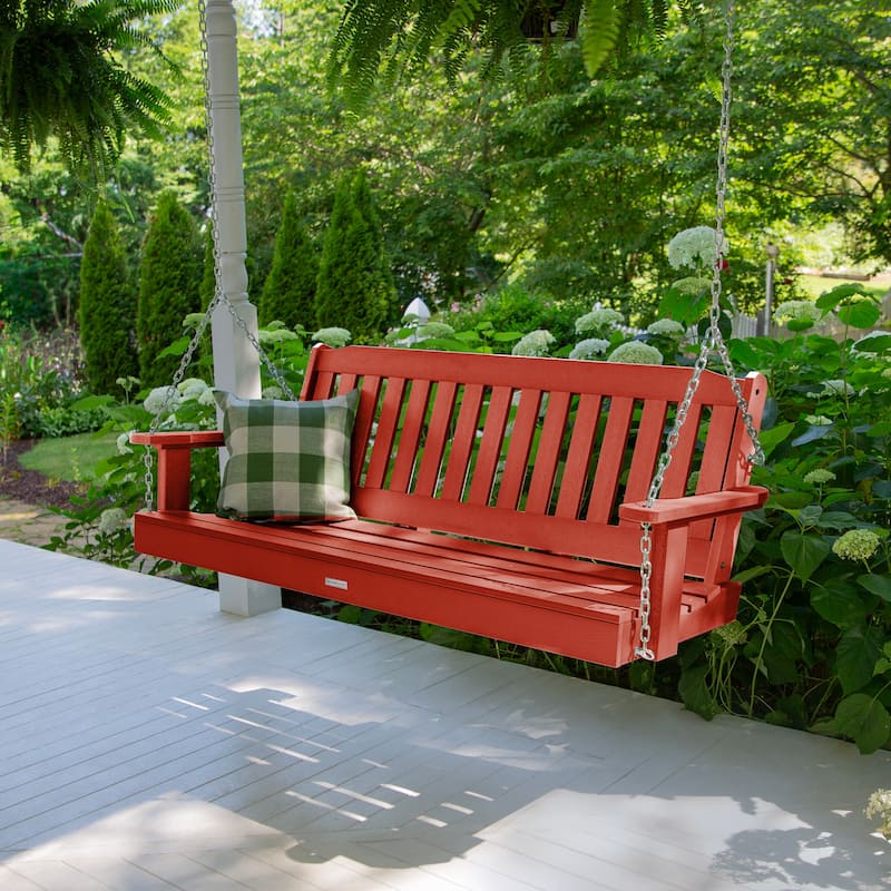 HIGHWOOD Lehigh 5-foot Eco-friendly Synthetic Wood Porch Swing - On ...