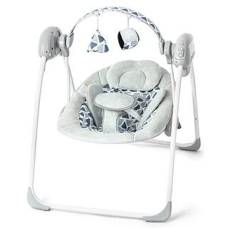 Portable Baby Swing,Baby Swings for Infants, Baby Swing Seat Folds Easy ...