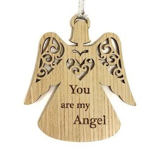 Angelic Blessing Angel With Text- You Are My Angel Ornaments - Bed Bath ...