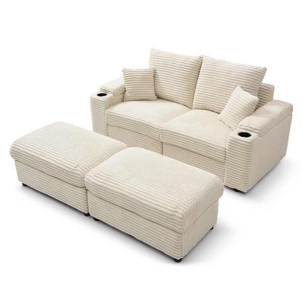 2 seater cream fabric sofa store