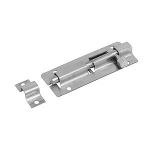 3.5-inch Long Steel Rectangle Shape Sliding Lock Guard Barrel Bolt ...